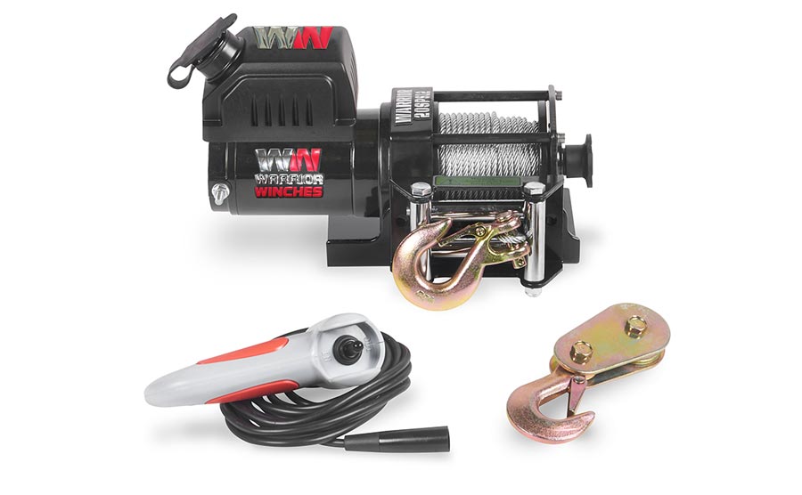 Warrior Ninja 2000lb Winch 12v with Steel Rope | Bimson Power