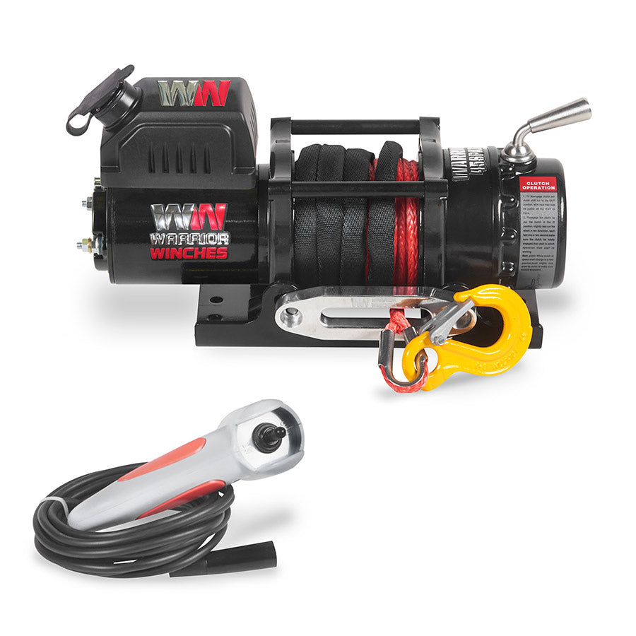 Warrior Ninja 4500lb Winch 12v with Synthetic Rope | Bimson Power