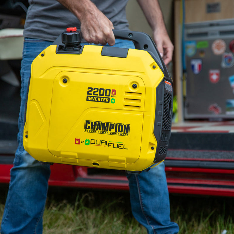 Champion 2200 Watt LPG Portable Dual Fuel Generator | Bimson Power