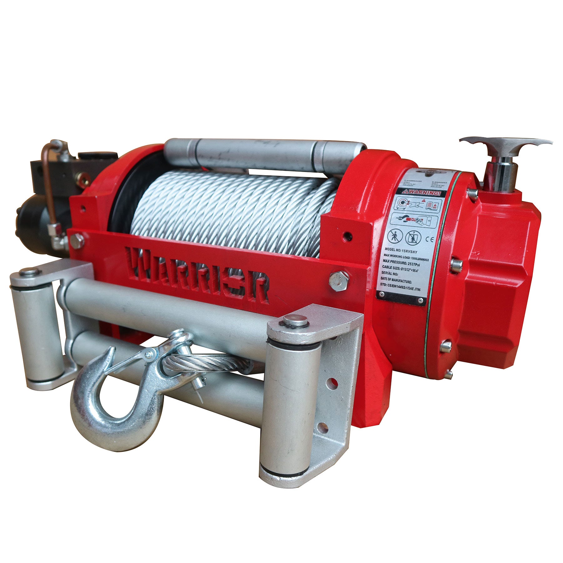 Warrior RV15000 6.8 Tonne Hydraulic Winch | Bimson Power
