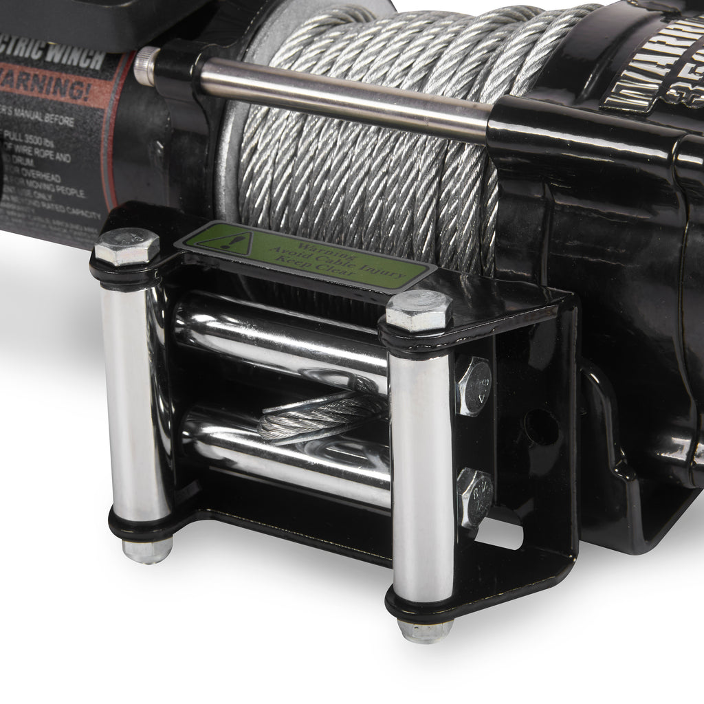 Warrior Ninja 3500lb Winch 24v Steel Rope | Bimson Power